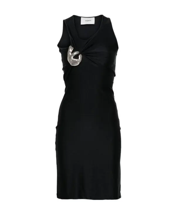 Coperni Single Emoji Dress - Black