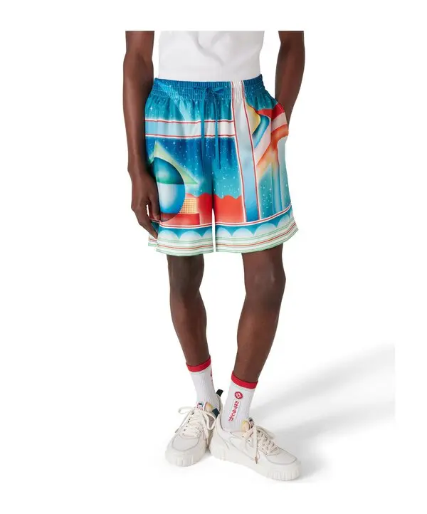 Casablanca Drawstring Waist Shorts