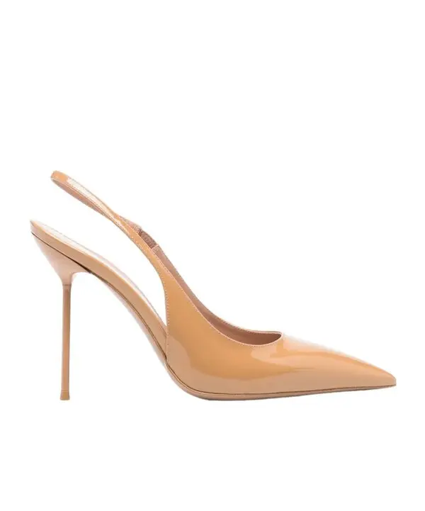 Paris Texas Lidia Slingback Pumps - Beige