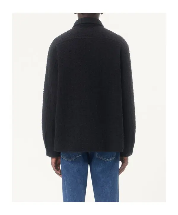 Valentino Garavani Cotton Tweed Shirt Jacket With Vgold