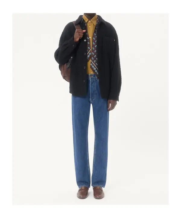Valentino Garavani Cotton Tweed Shirt Jacket With Vgold