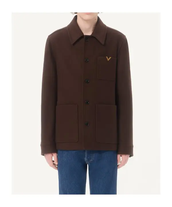 Valentino Garavani Wool Jacket With Vgold