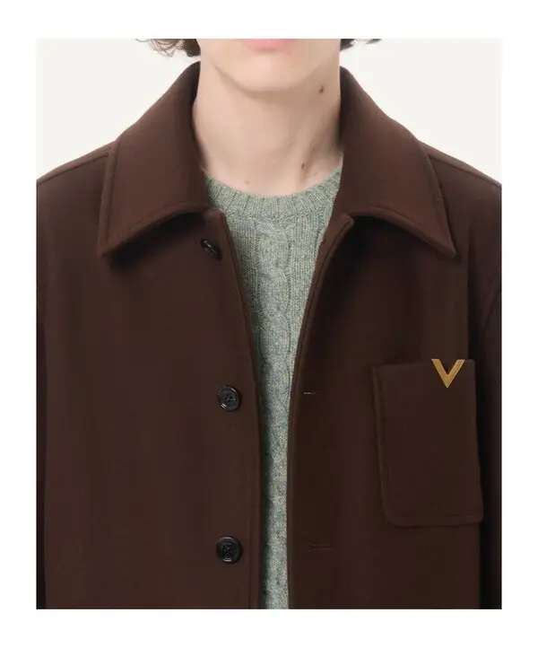 Valentino Garavani Wool Jacket With Vgold