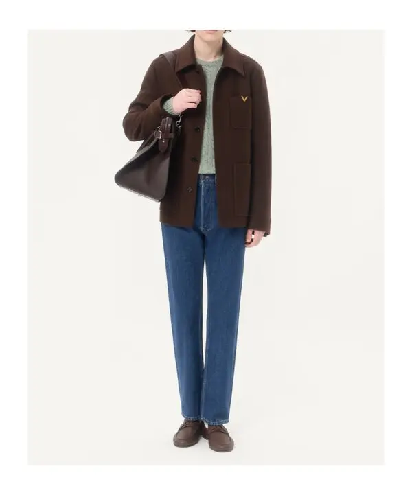 Valentino Garavani Wool Jacket With Vgold