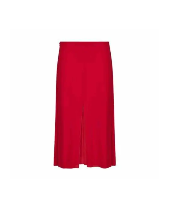 Valentino Garavani Zip Detailed Flared Midi Skirt