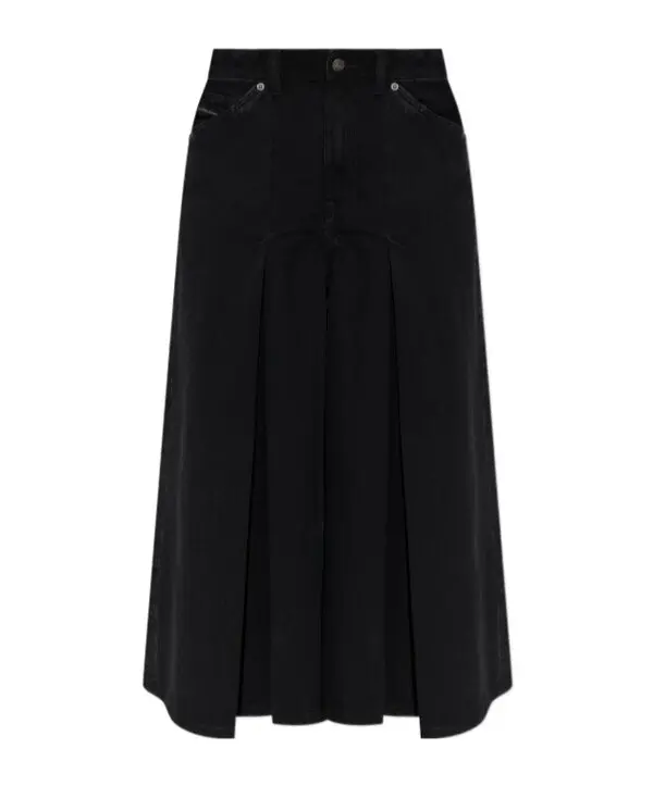 DIESEL® Belt-loop Cropped Jeans - Black
