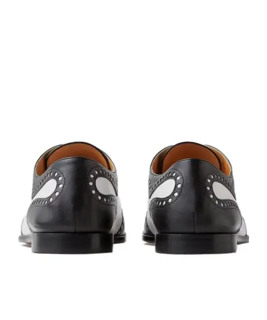 Versace Mick Leather Derby Shoes