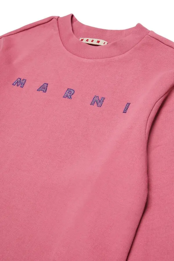 Marni Rhinestone-logo Sweater
