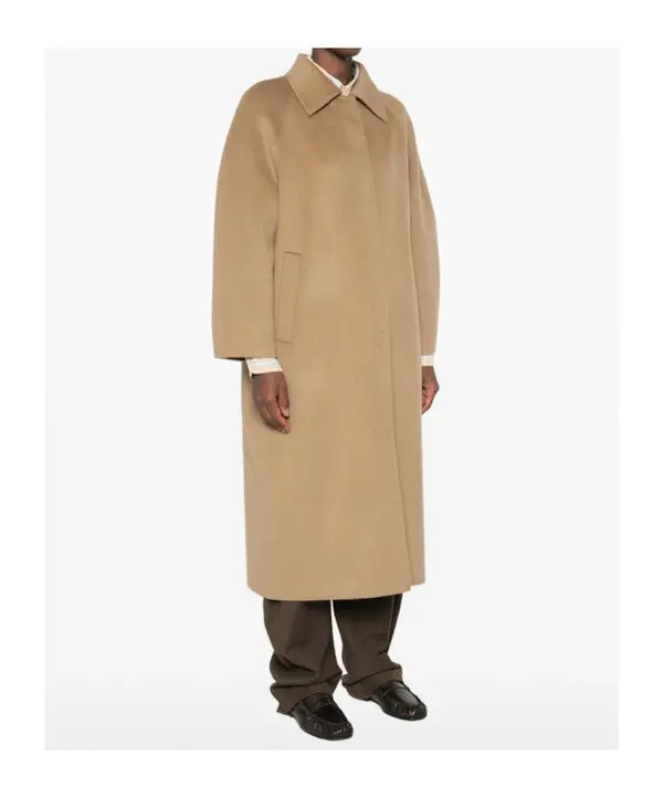 RÓHE Raglan-sleeve Concealed-fastening Coat