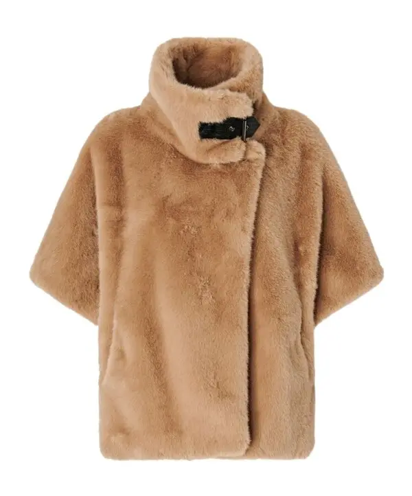 Pinko High-neck Buckle-fastened Cape