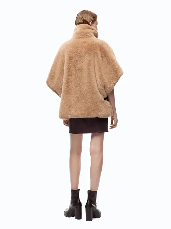 Pinko High-neck Buckle-fastened Cape