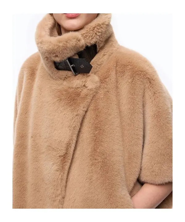 Pinko High-neck Buckle-fastened Cape