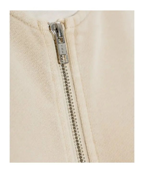 R13 Zip-up Hoodie With Pockets - Beige