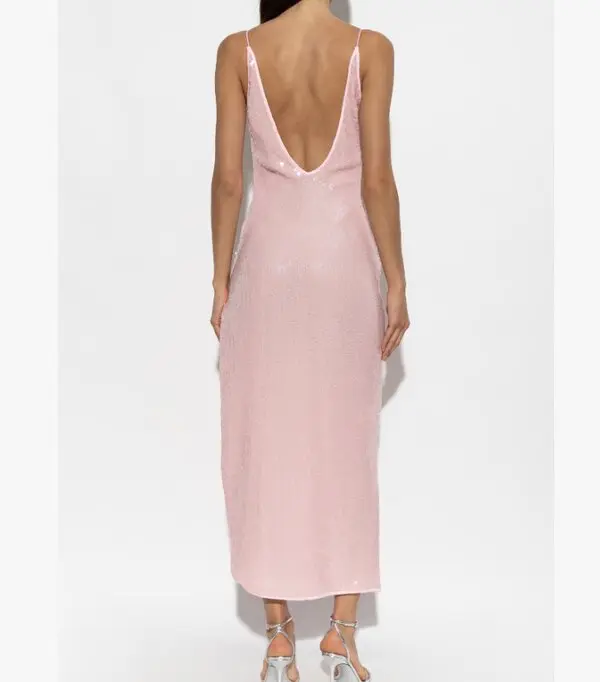 Oseree Sequin Ring Detail Dress