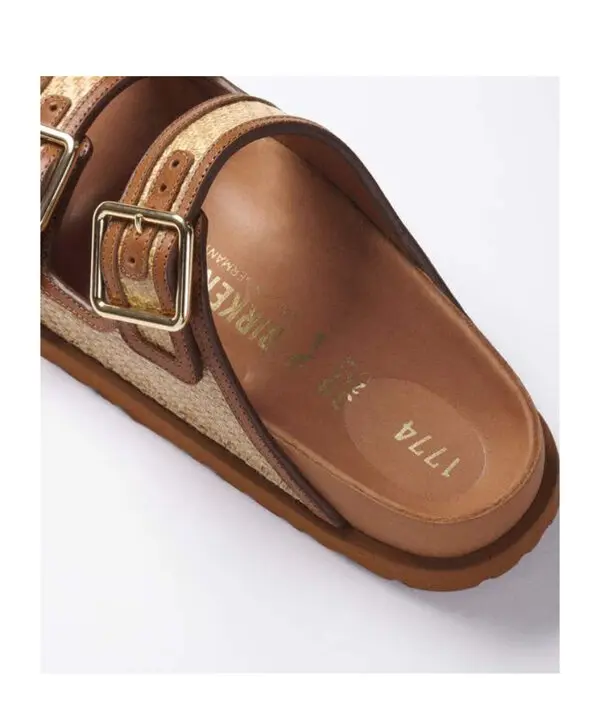BIRKENSTOCK Round-toe Flat Sandals