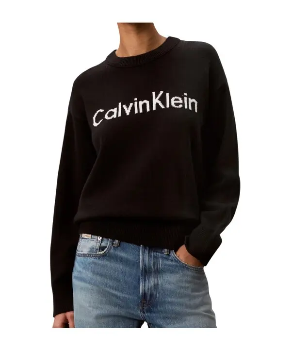Calvin Klein Logo Graphic Relaxed Jumper