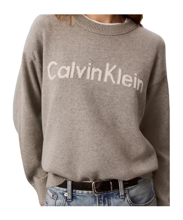 Calvin Klein Logo Graphic Relaxed Jumper