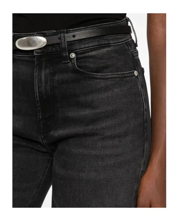 7 For All Mankind Lotta Faded-effect Wide-leg Jeans