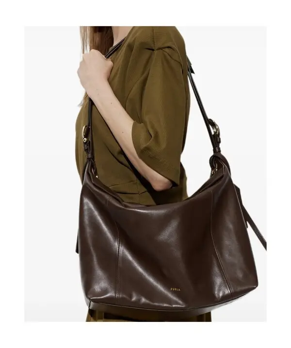 Furla Ginevra Leather Shoulder Bag