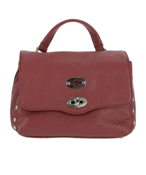 ZANELLATO Stud-detailed Twist-lock Baby Tote Bag - Red