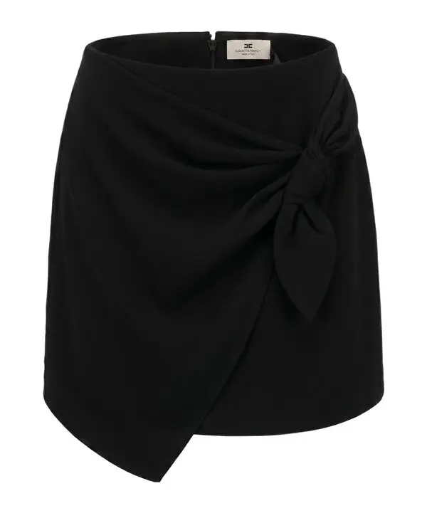 Elisabetta Franchi Zippered Skirt - Black