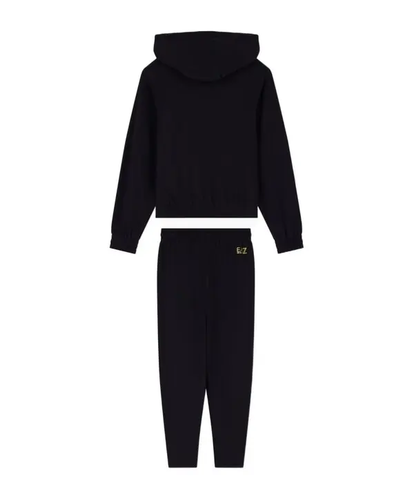 EA7 Cotton Tracksuit With Shiny Studs
