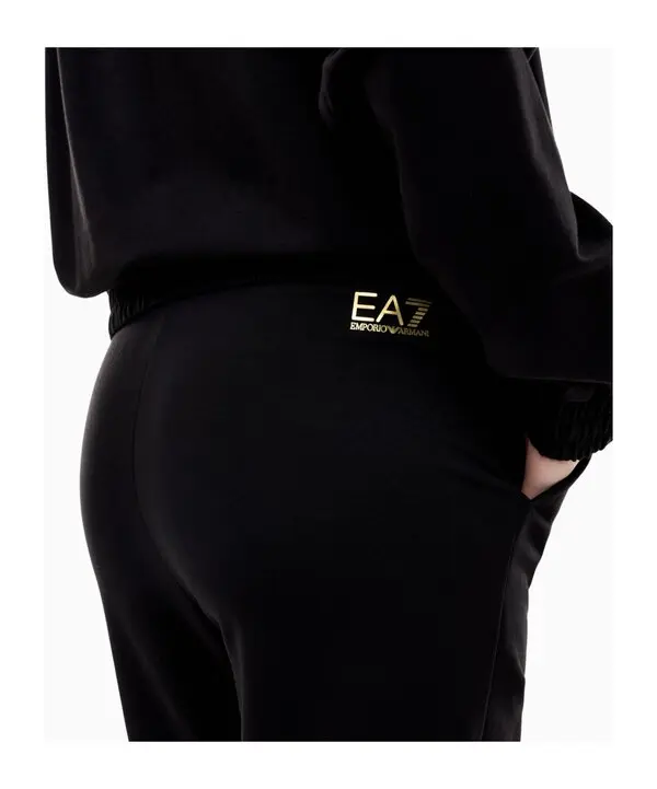 EA7 Cotton Tracksuit With Shiny Studs