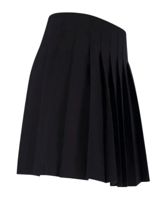 MAISON MARGIELA Pleated Skirt With Raw Edge Hem