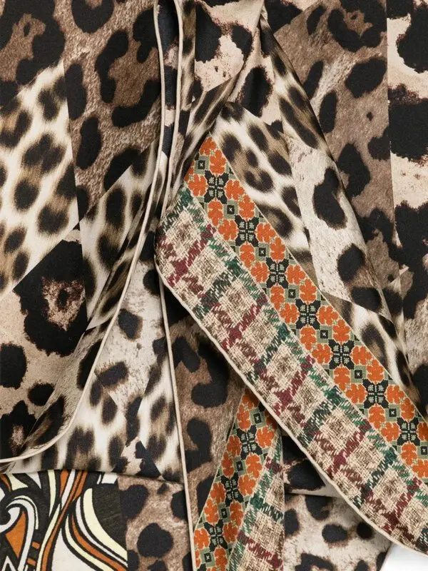 PIERRE-LOUIS MASCIA Leopard-print Scarf