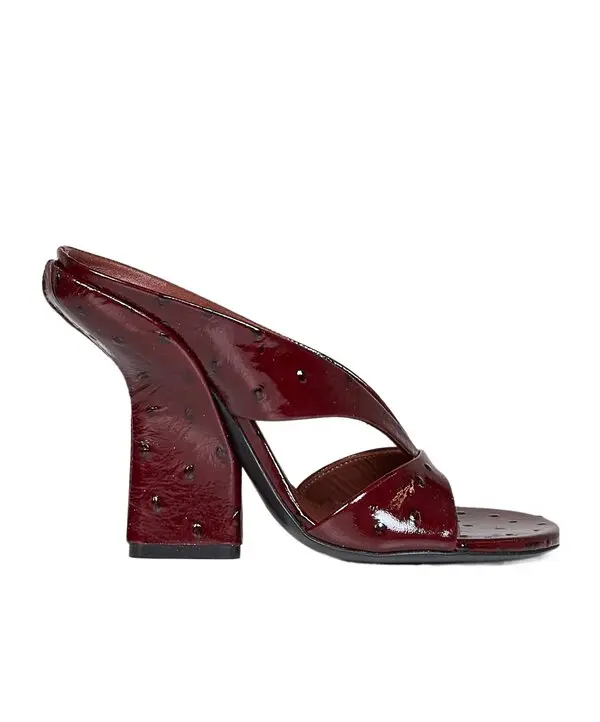 Dries Van Noten Round-toe High-heeled Sandals - Red