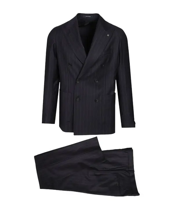 Tagliatore Atwo-piece Set: Long-sleeve Suit Jacket And Trousers