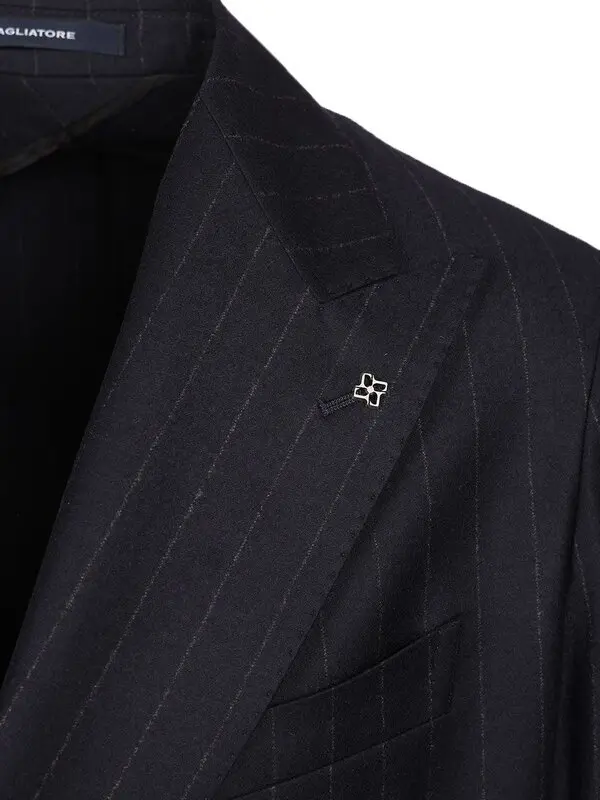 Tagliatore Atwo-piece Set: Long-sleeve Suit Jacket And Trousers