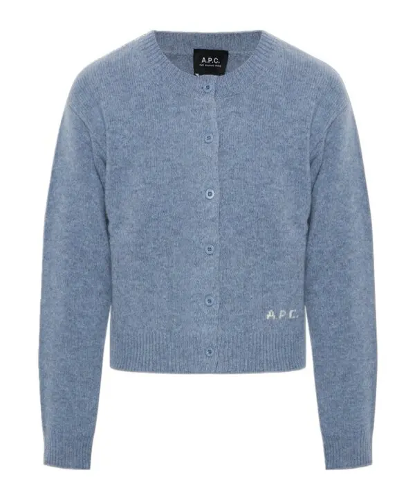 A.p.c. Crew Neck Long-sleeved Knitwear