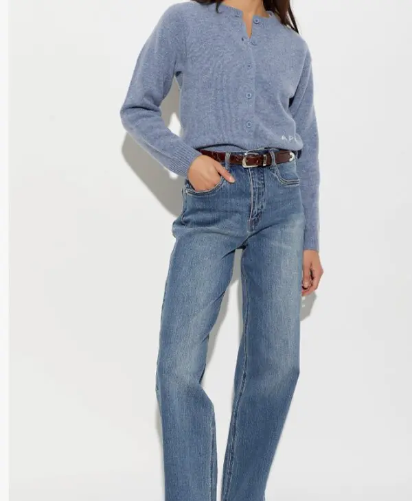 A.p.c. Crew Neck Long-sleeved Knitwear