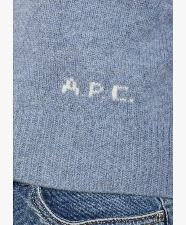 A.p.c. Crew Neck Long-sleeved Knitwear