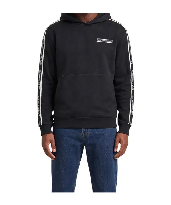 EA7 Long-sleeved Hooded Sweatshirt