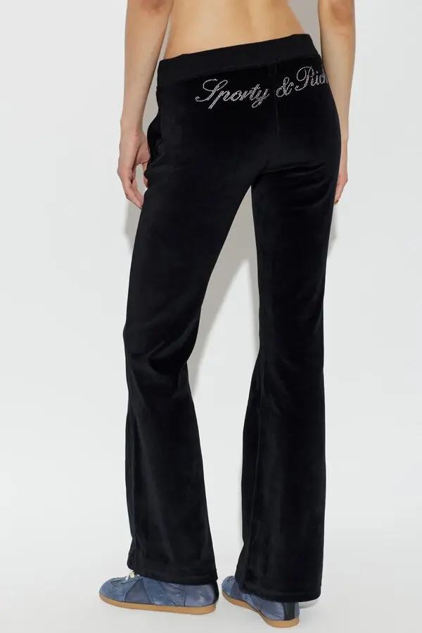 SPORTY  RICH Drawstring Athletic Pants