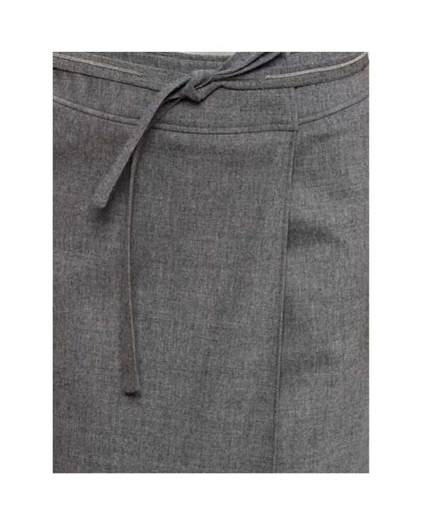 Peserico A-line Skirt With Detachable Belt
