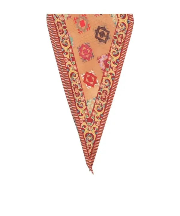PIERRE-LOUIS MASCIA Geometric-pattern Scarf - Pink