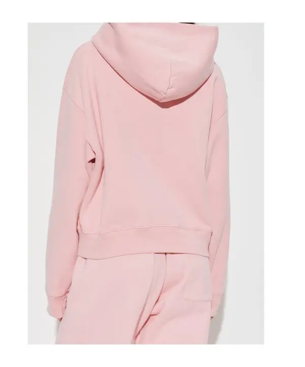 SPORTY  RICH Long-sleeve Hooded Sweatshirt