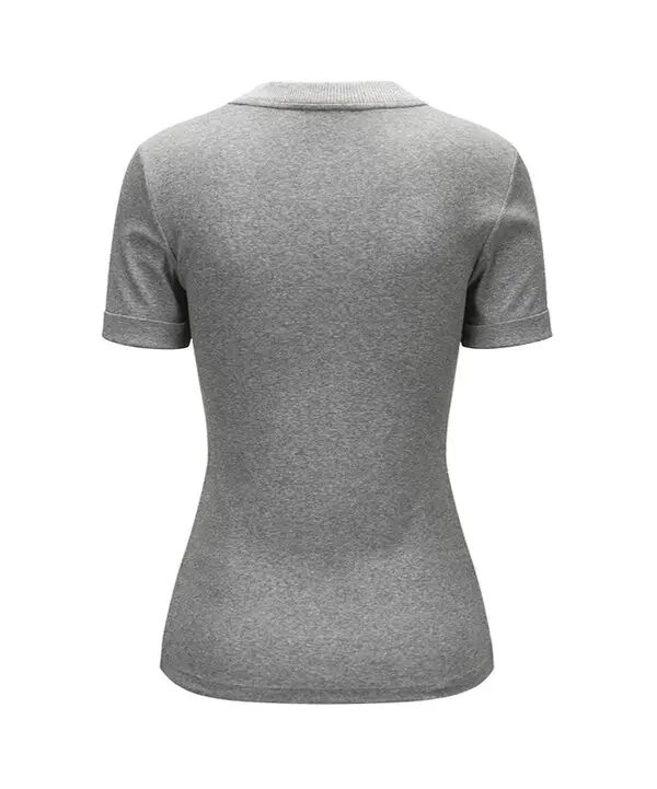 Peserico Ribbed-knit Short-sleeve T-shirt