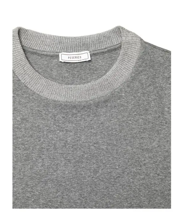 Peserico Ribbed-knit Short-sleeve T-shirt