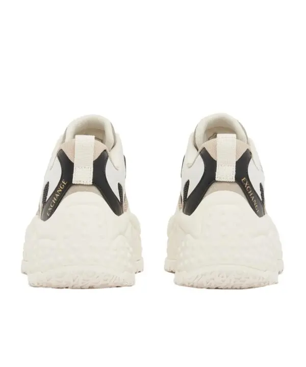 Armani Exchange Sneakers In Mesh And Microsuede