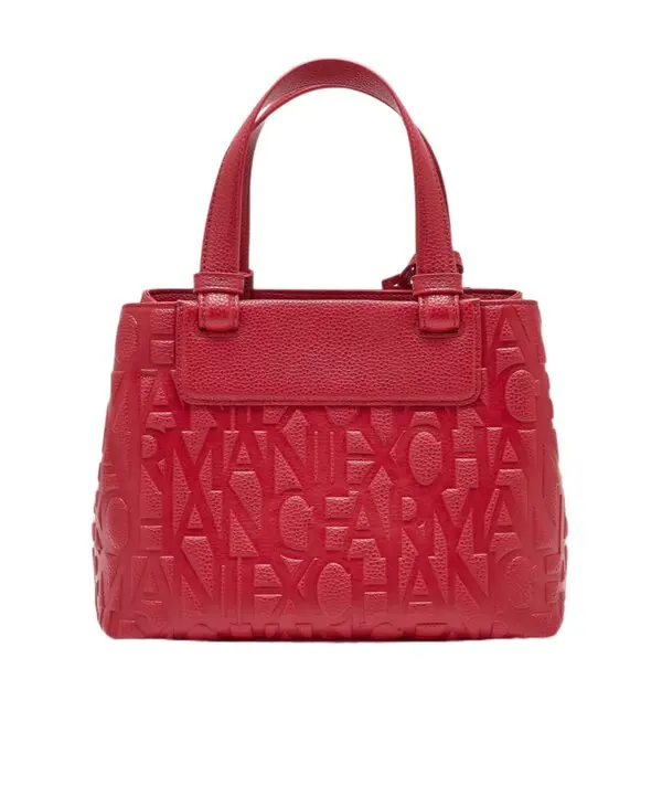 Armani Exchange Tote Shopping Bag With Coated Belts