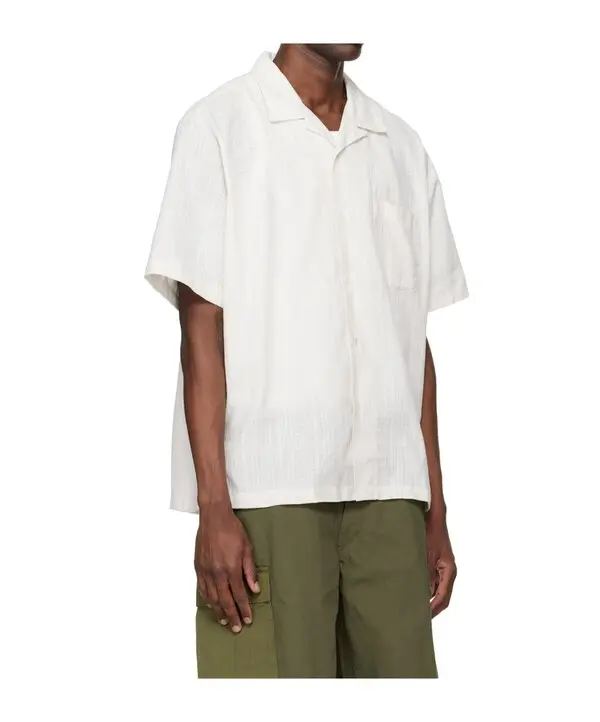 Nanamica Open Collar Panama Short-sleeve Shirt