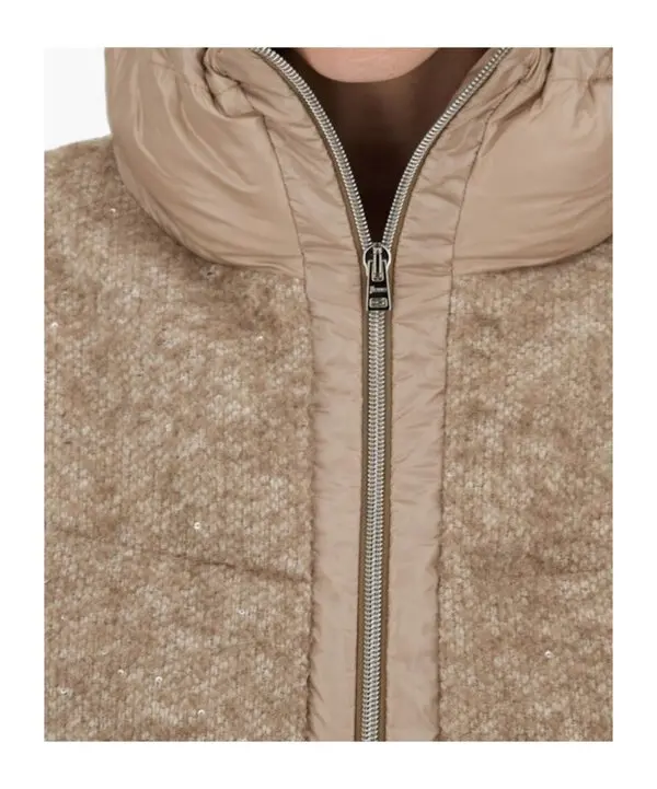 Herno Resort Jacket In Alpaca Bouclé Fabric