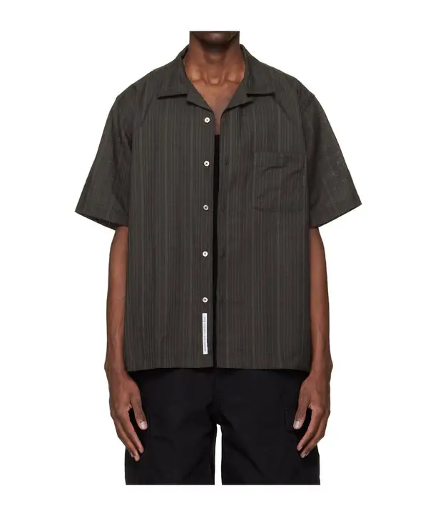 Nanamica Open Collar Panama Short-sleeve Shirt
