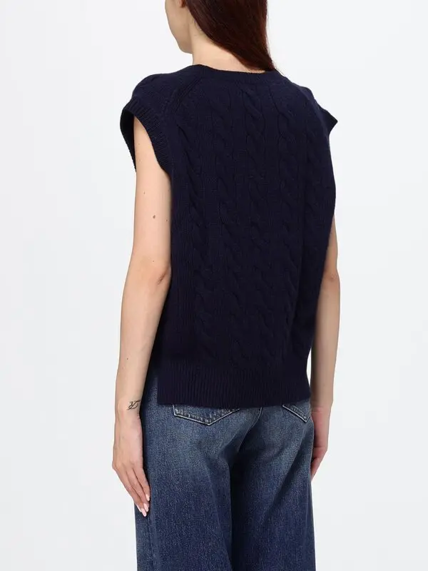 Polo Ralph Lauren Sleeveless V-neck Cable Knit Top
