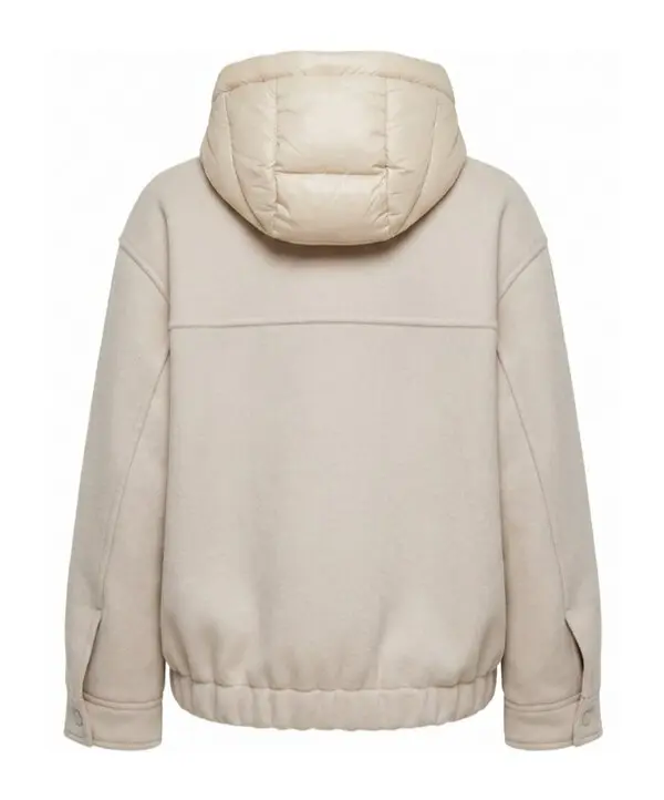 Peserico High Neck Hooded Jacket