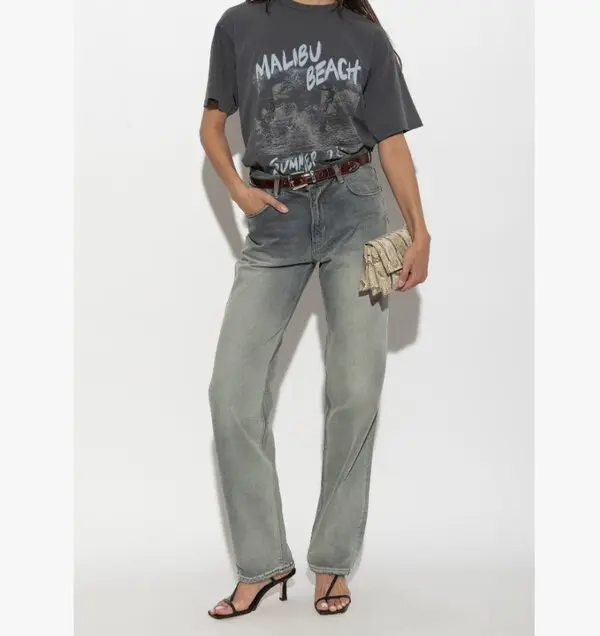 HAIKURE Belt Loop Jeans